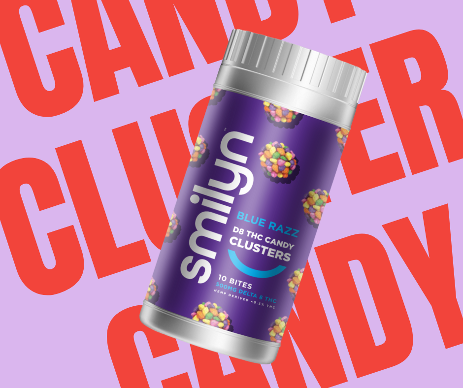 Let’s Celebrate: Blue Razz Delta 8 Candy Clusters a Hit – Smilyn Wellness