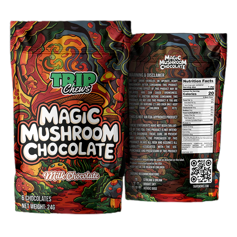 Trip Chews Magic Mushroom Chocolate – Smilyn Wellness